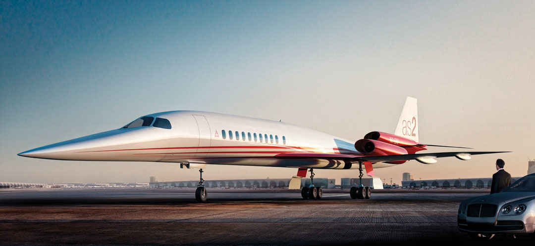 Un avion de ligne supersonique pour remplacer le Concorde ⋆ Voyage Insolite